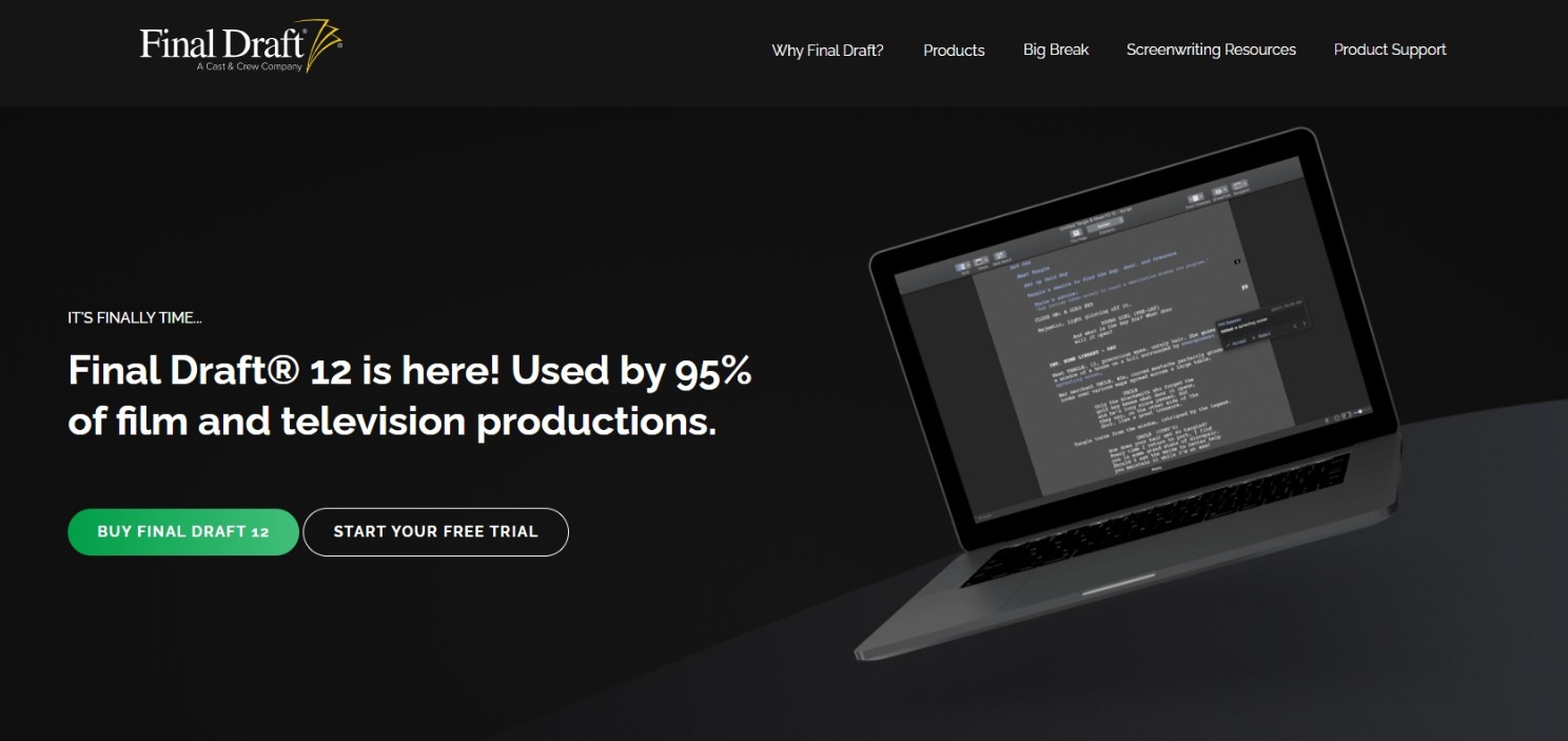 10 best screenwriting software and tools for screenwriters in 2023 ...