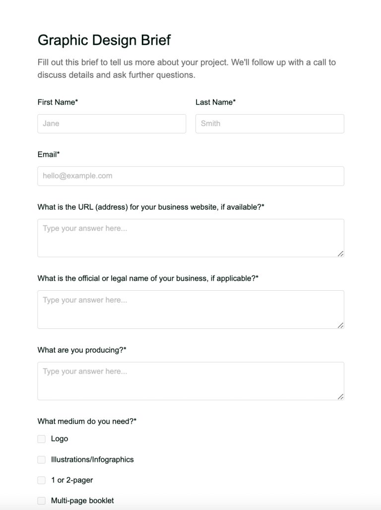 How To Write A Stellar Design Brief (With Examples) - GoVisually
