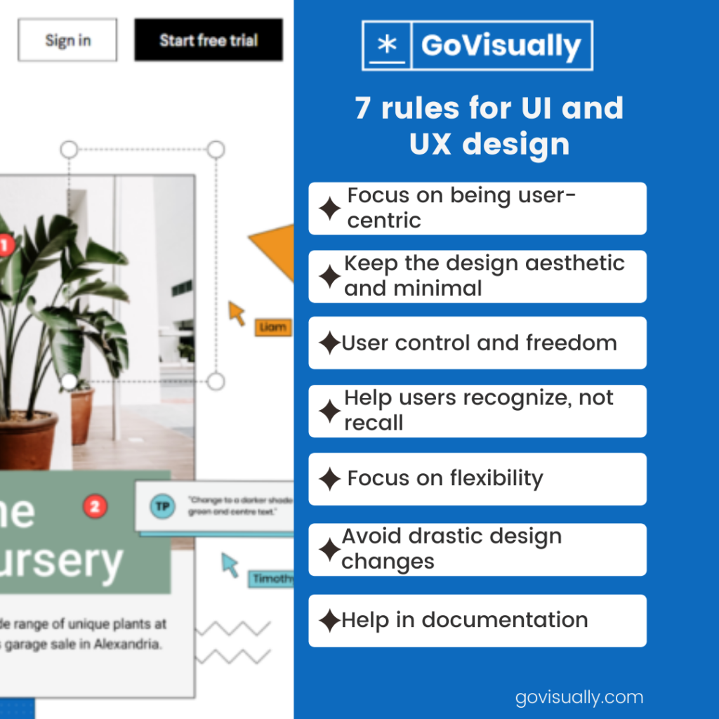 7 rules for UI and UX design to create stellar web experiences - GoVisually
