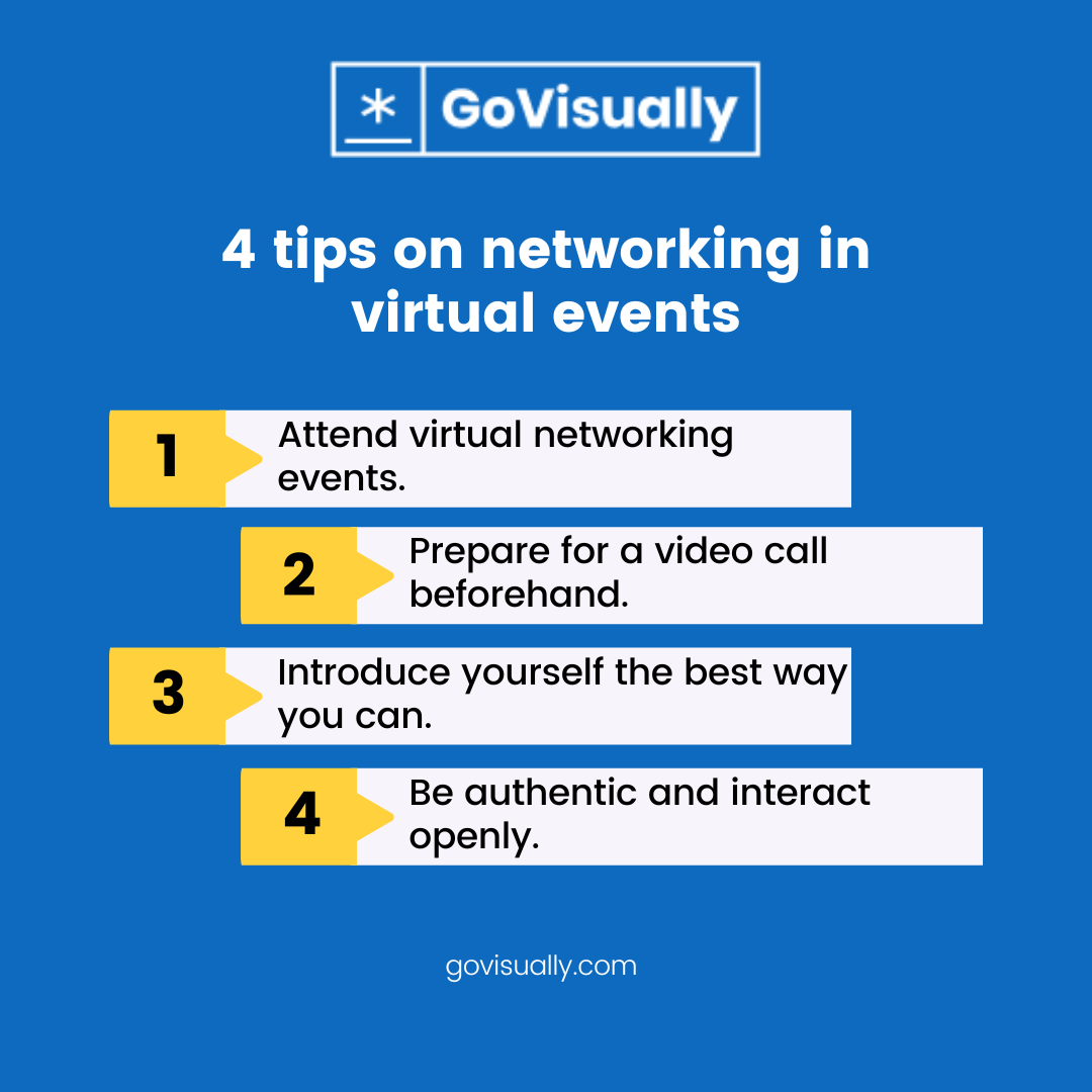 Virtual networking: 7 real-life tips on getting past the 'awkward' - GoVisually