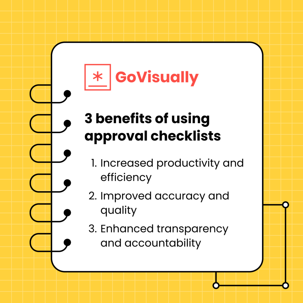 How to use checklists for a fast review and approval process? - GoVisually