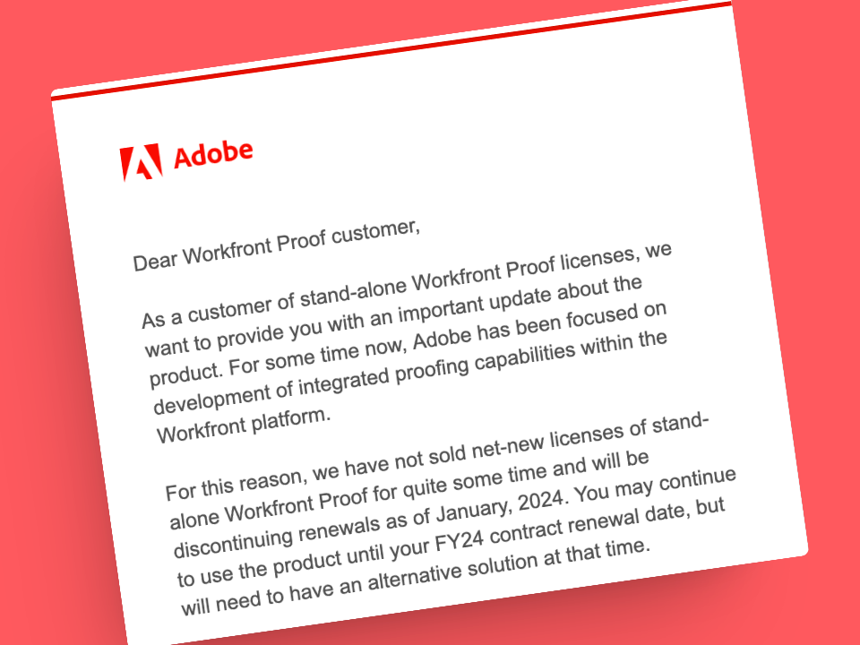 Workfront Proof/ProofHQ Calls it Quit! What now? - GoVisually